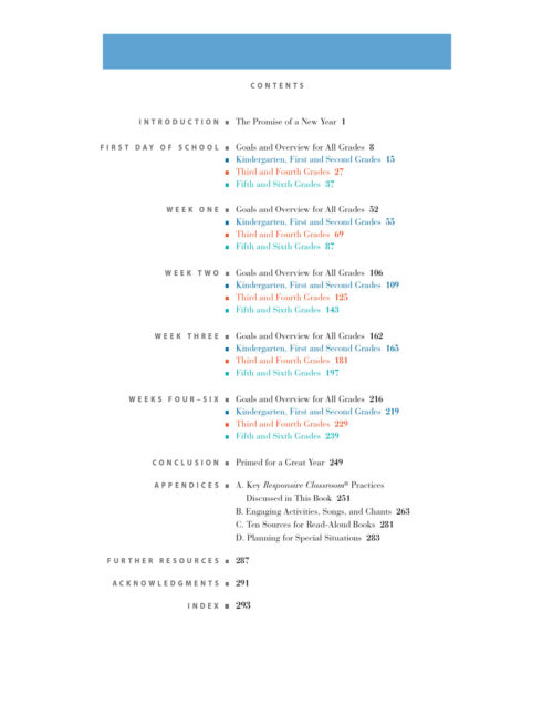The First Six Weeks of School, 2nd Edition | Responsive Classroom